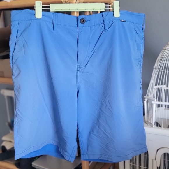 Hurley | Shorts | Hurley Blue Flat Front Shorts Athletic Casual Wear ...